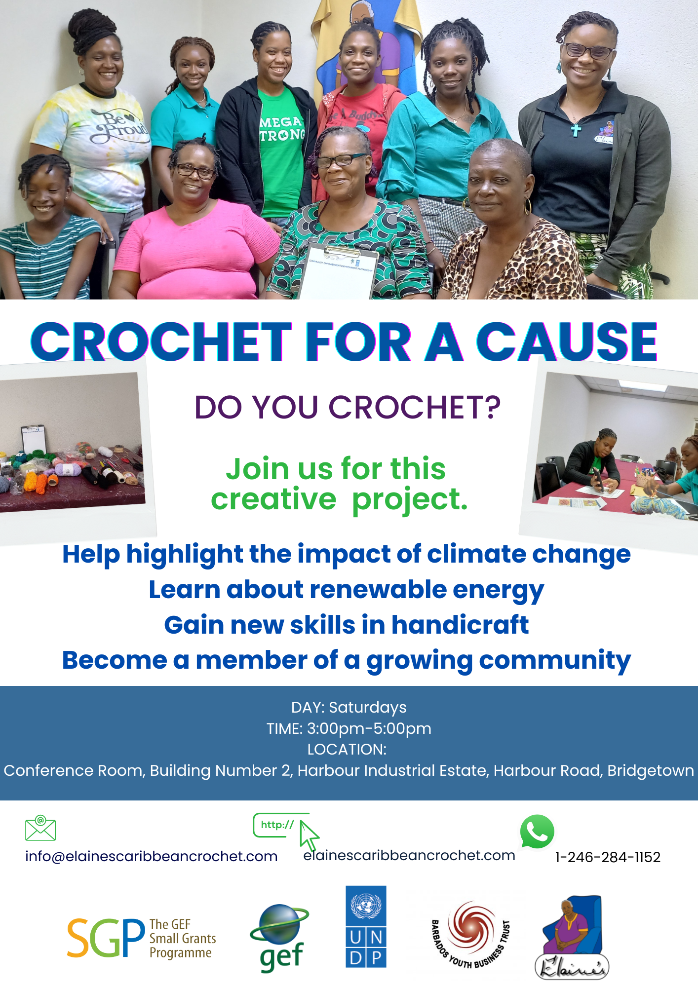 Crochet for a Cause gets a Creative Boost - Elaines Caribbean Crochet
